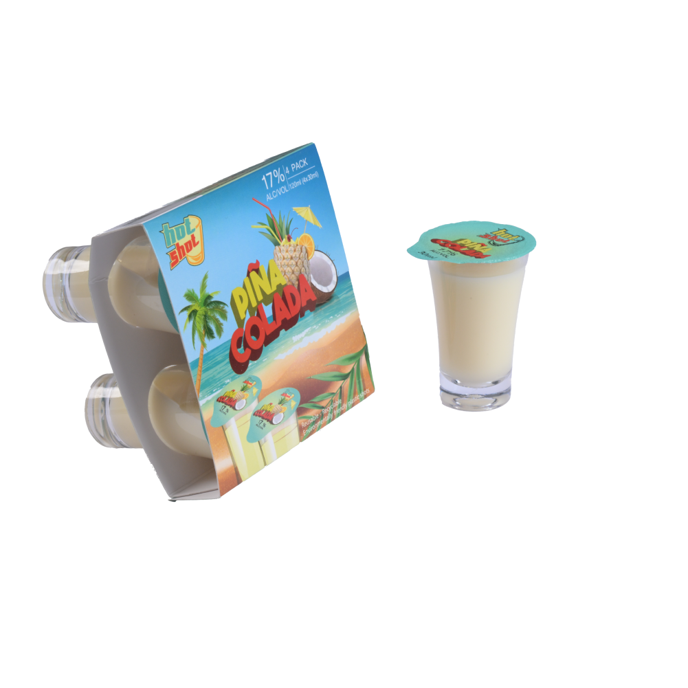 Pina Colada – Tropical Cream Shot x4 – International Liquor Distributor